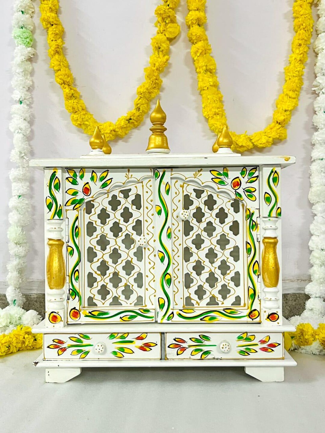 Wooden Temple Home Mandir God Stand for Home Pooja Stand Home Mandap ...