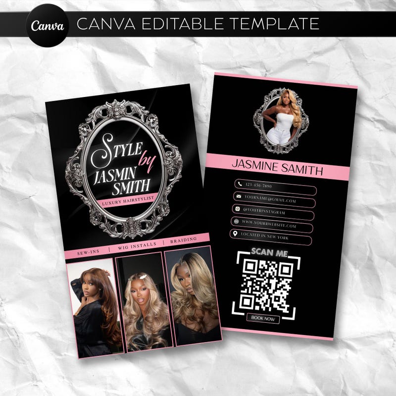 Salon Business Card - Etsy