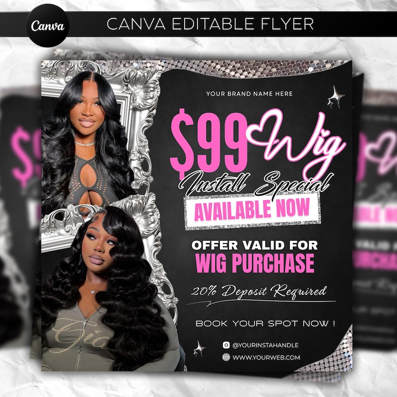Wig Install Poster - Etsy