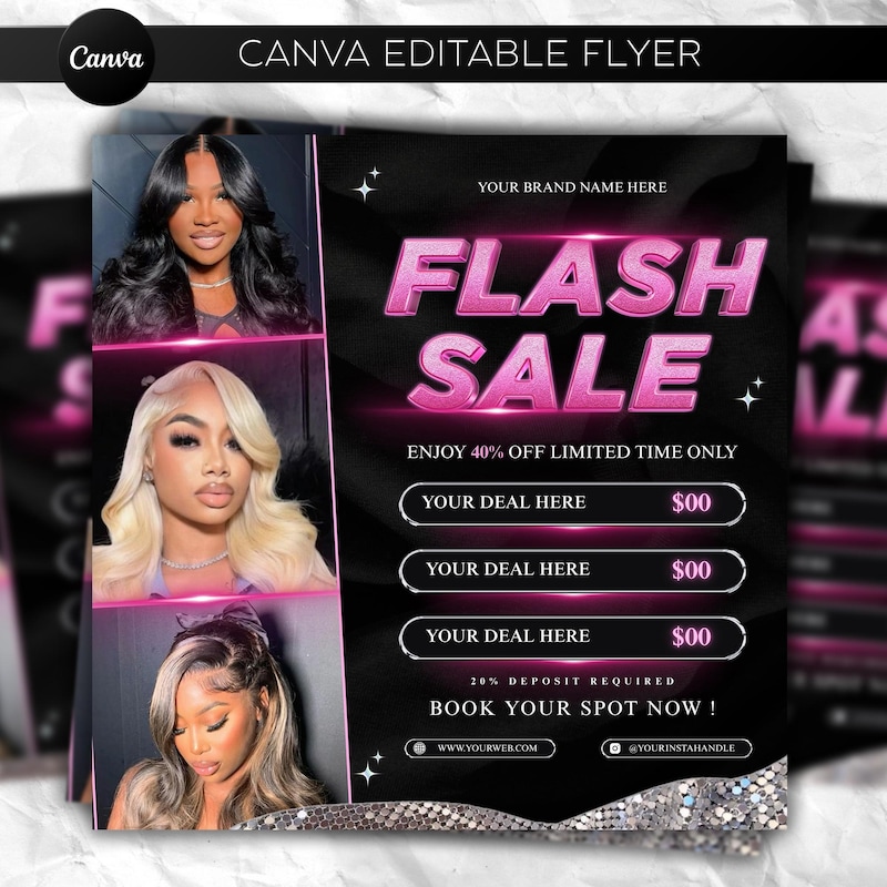 Mua Website and Flyer - Etsy