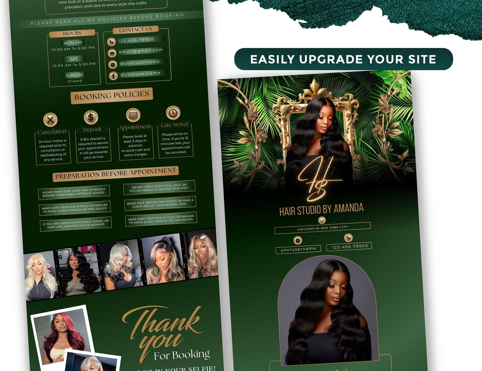 Acuity Scheduling Website Template: Canva Editable Design (PDF) - Etsy