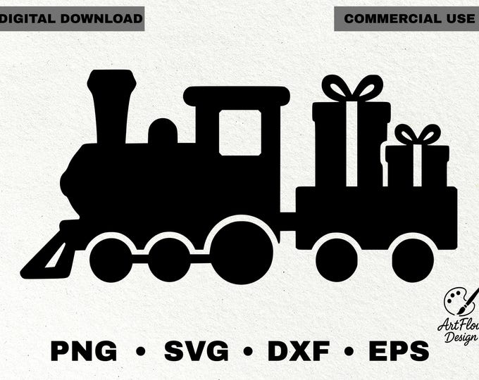 Train Set Svg Bundle, Christmas Toy Svg, Christmas Tree Svg, Cute ...