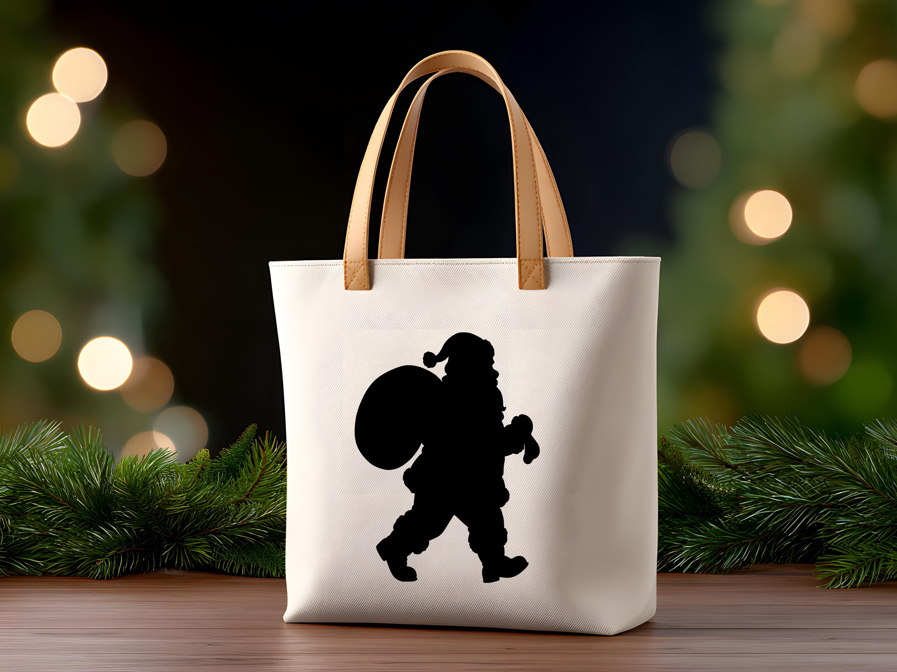 Santa Claus Silhouette SVG, Christmas Clipart (digital Download) - Etsy