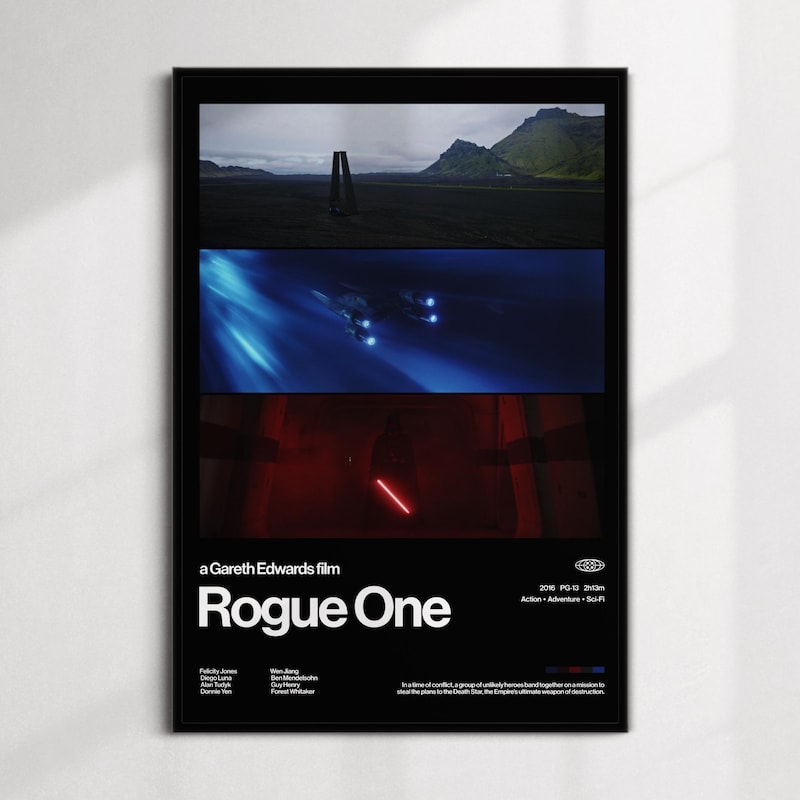 Starwars Poster Rogue One - Etsy