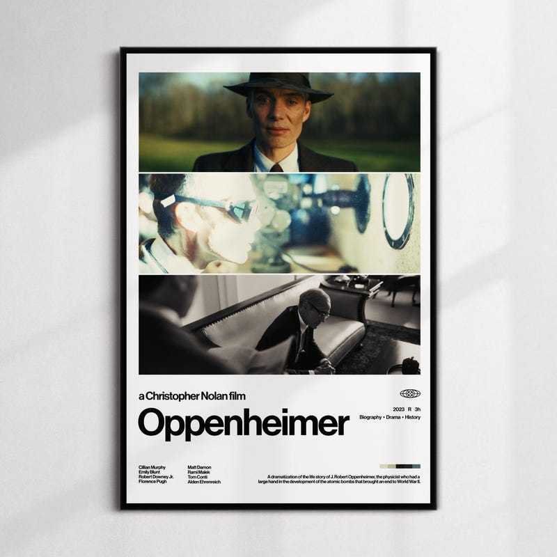 Oppenheimer Movie Posters - Etsy