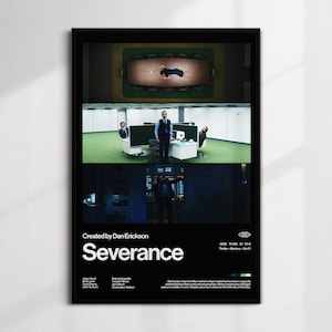 Severance: Season 1 Movie Poster | Modern Wall Art, Ben Stiller Apple ...