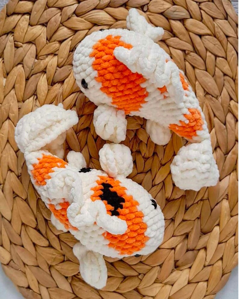 Koi Carp Crochet Pattern | Amigurumi Plush Fish | DIY PDF Tutorial (english) - Etsy UK