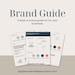 Canva Brand Guidelines Template | Editable Brand Guide for Coaches ...