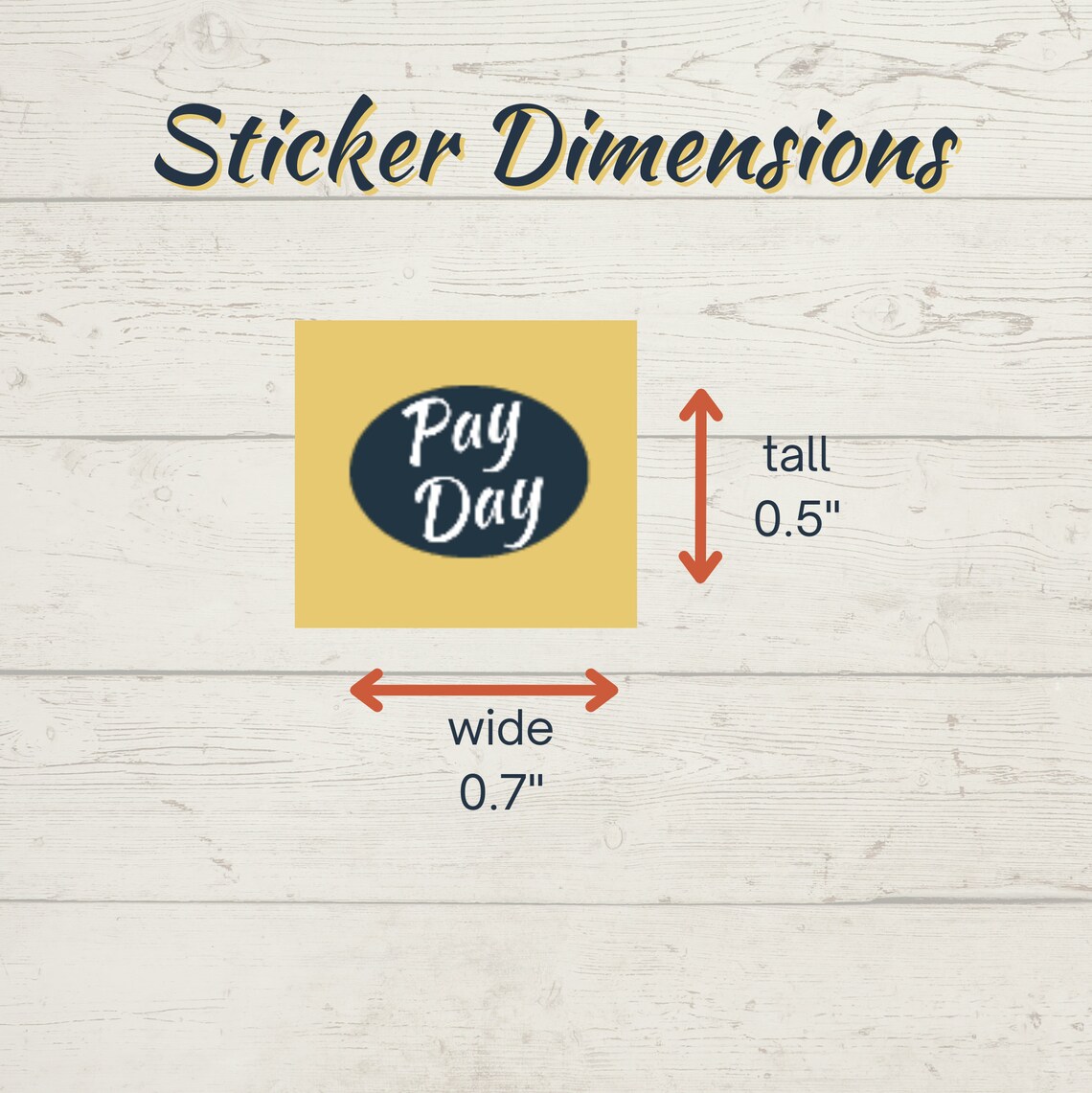 Payday Reminder Sticker Sheet, Functional Planner Sticker Sheets, Great ...