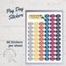Payday Reminder Sticker Sheet, Functional Planner Sticker Sheets, Great ...