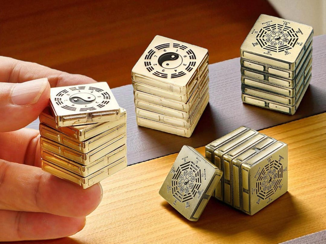 Handcrafted Taoist I Ching，feng Shui Magic Cube: Spiritual Guardian ...