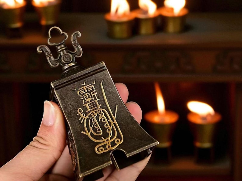 Handmade Taoist Ziwei Bell: Sacred Talisman, Home Protection ...