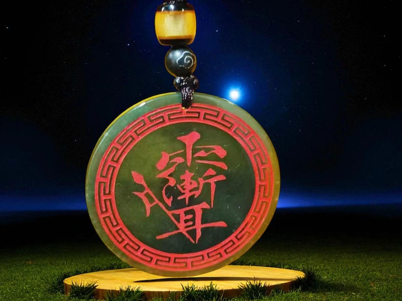 Blessed Jade Pendant: Master Qiao Consecrated, Feng Shui Amulet ...