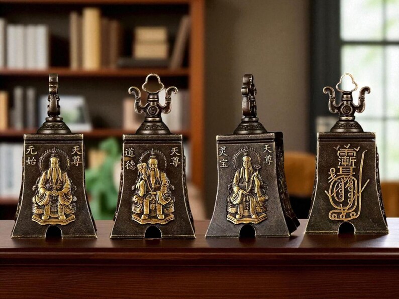 Handmade Taoist Ziwei Bell: Sacred Talisman, Home Protection ...