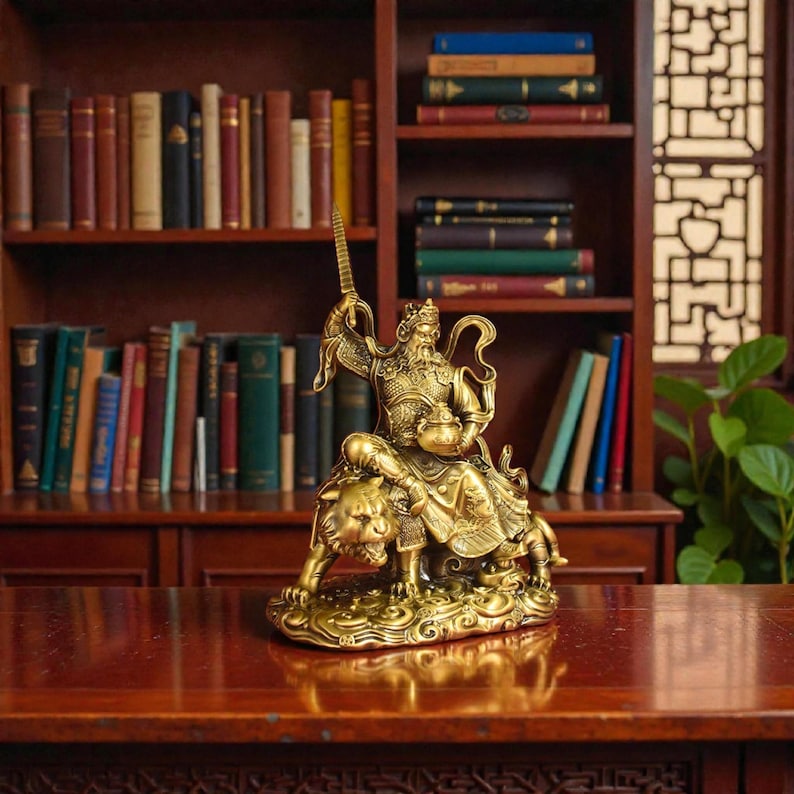 Custom Consecration Pure Copper Zhao Gongming Wealth God Statue ...