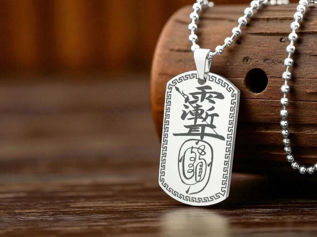 Handmade Taoist Amulet: Ziwei Emperor Titanium Steel Pendant ...