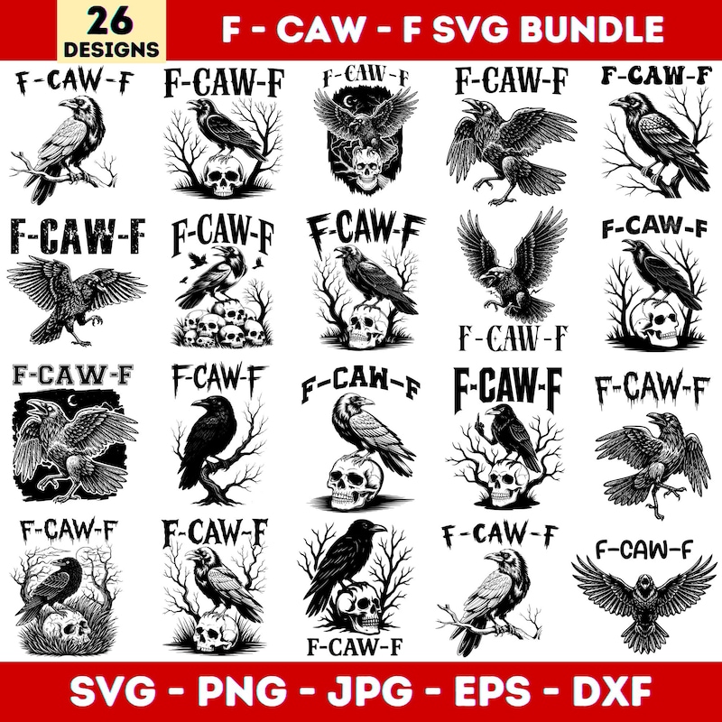 Gothic Raven Download - Etsy