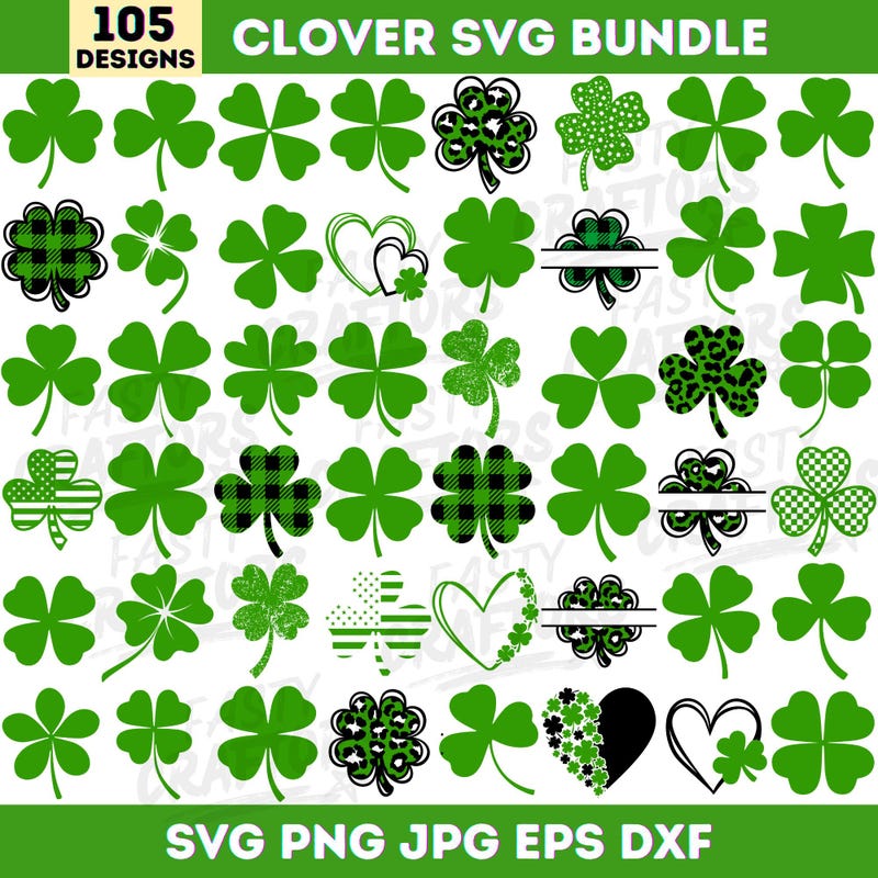 Clover Svg - Etsy