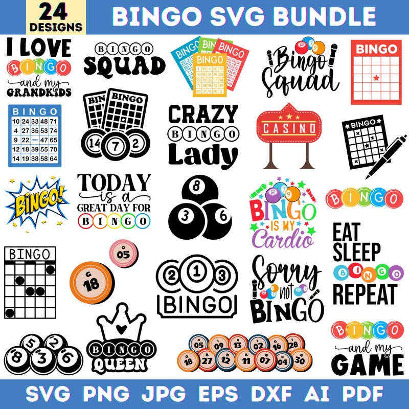 Bingo Machine Clip Art - Etsy
