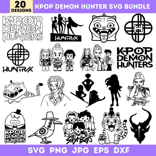 Saja Boys Silhouette Svg - Etsy