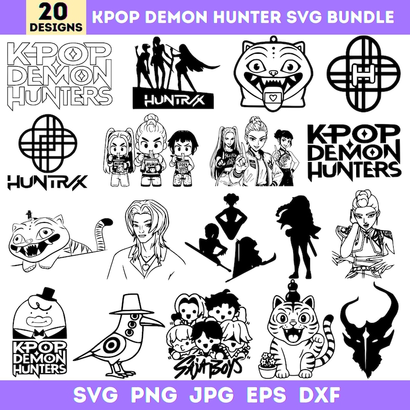 Kpop Demon Hunter Vector Files - Etsy Canada