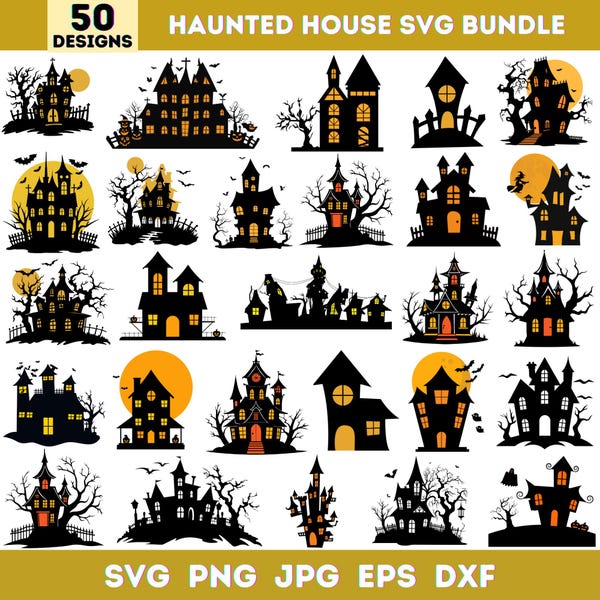 Haunted House Scary Movie - Etsy