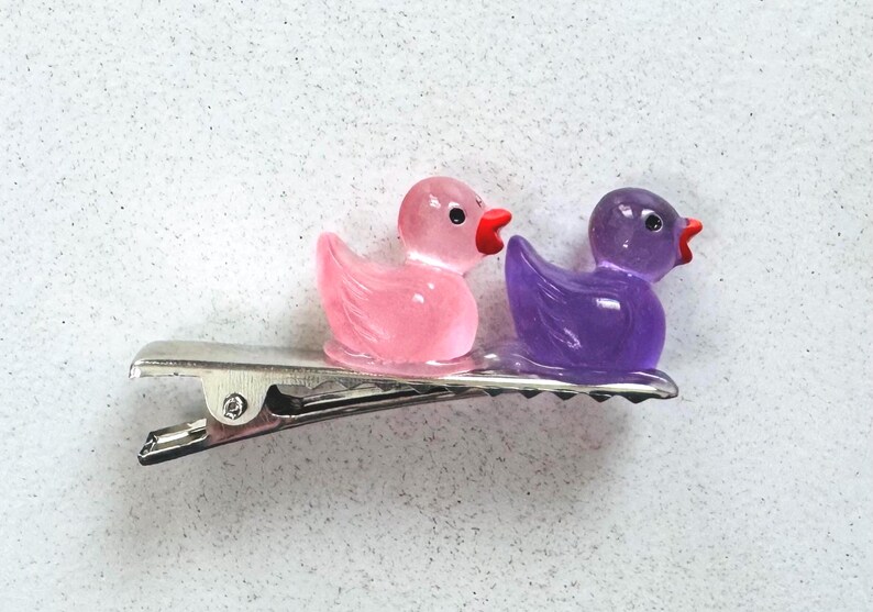 Glow in the Dark Duck Hair Clip, Duck Accessories, Cruise Duck Decor ...