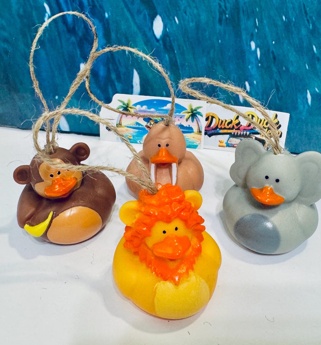 Zoo Animal Rubber Ducks With Tag, Ducks for Hiding, Cruise Ducks, Jeep ...