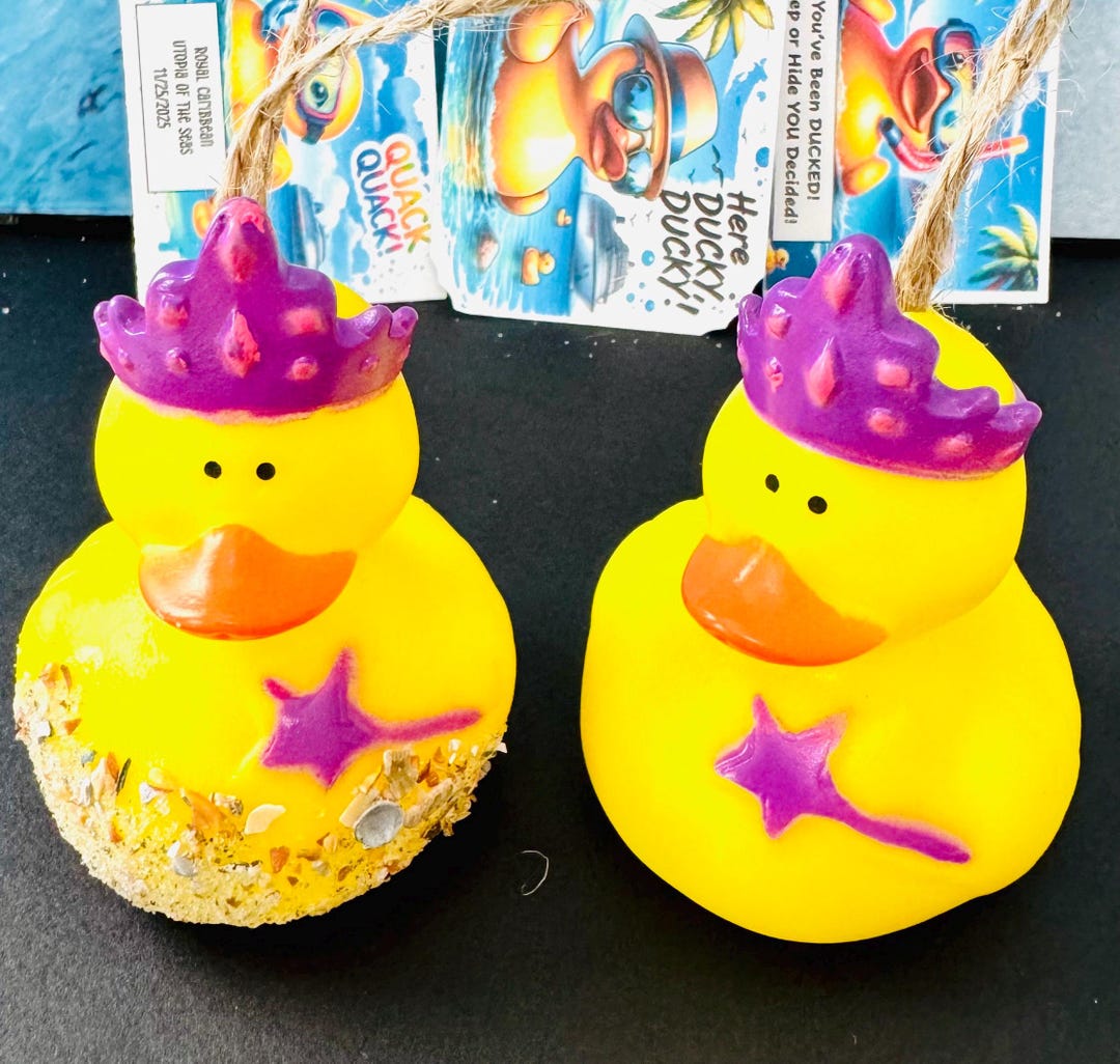 Princess Rubber Duck With Tag, Cruise Duck, Jeep Duck, Christmas ...