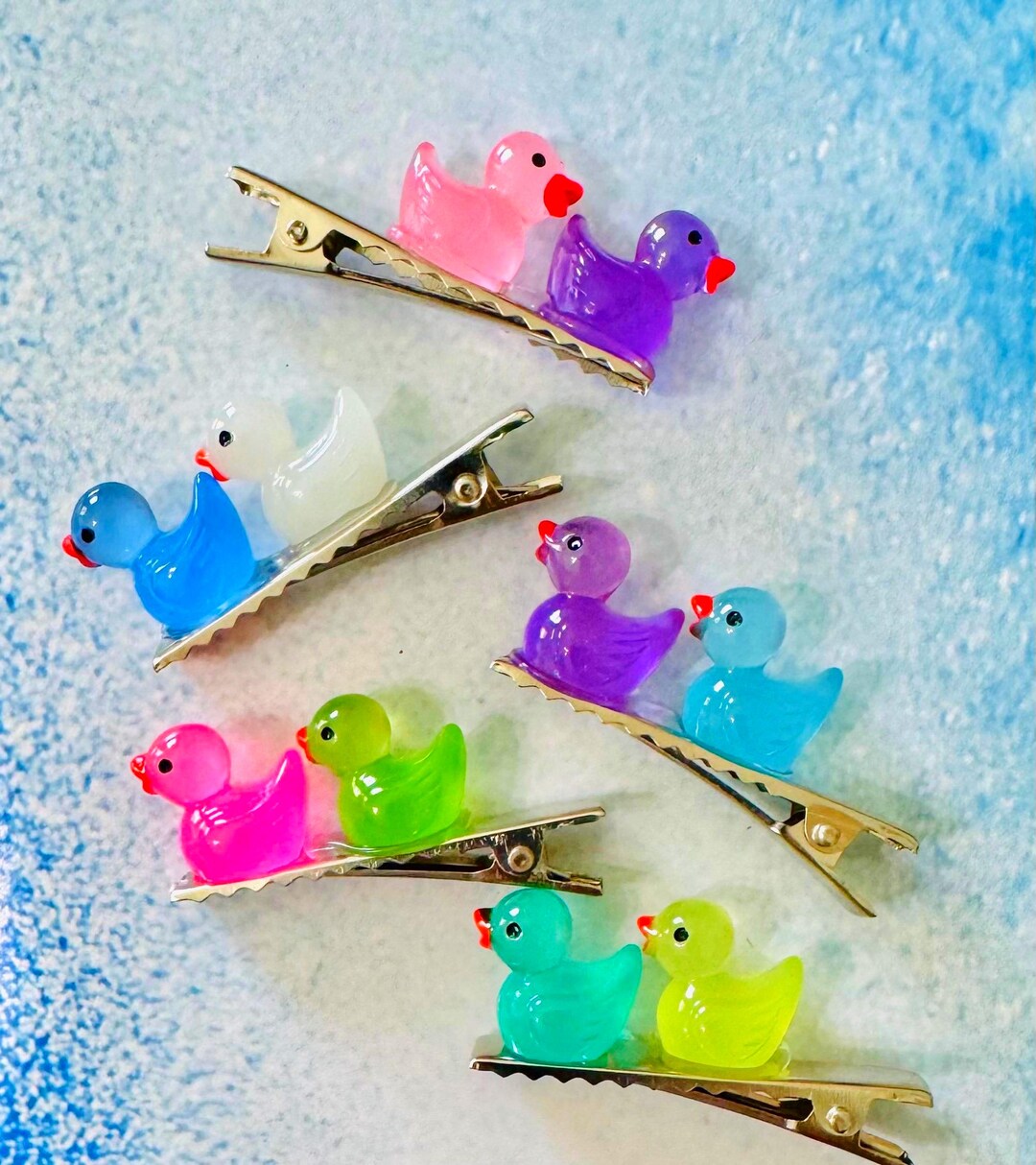 Glow in the Dark Duck Hair Clip, Duck Accessories, Cruise Duck Decor ...