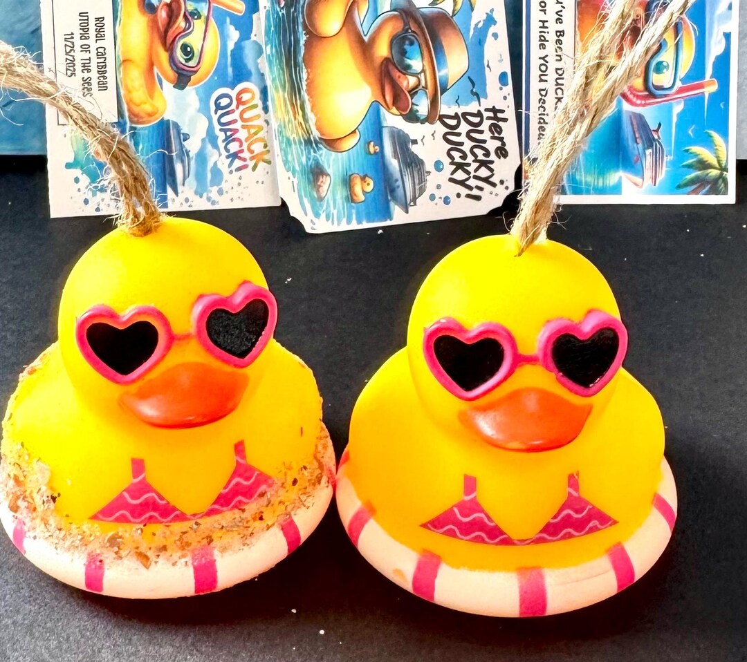 Beach Rubber Ducks, Summer Gift, Swimsuit Duck, Cruise Duck, Jeep Duck ...