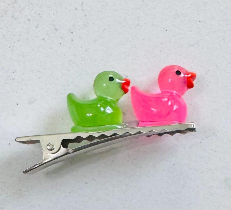 Glow in the Dark Duck Hair Clip, Duck Accessories, Cruise Duck Decor ...