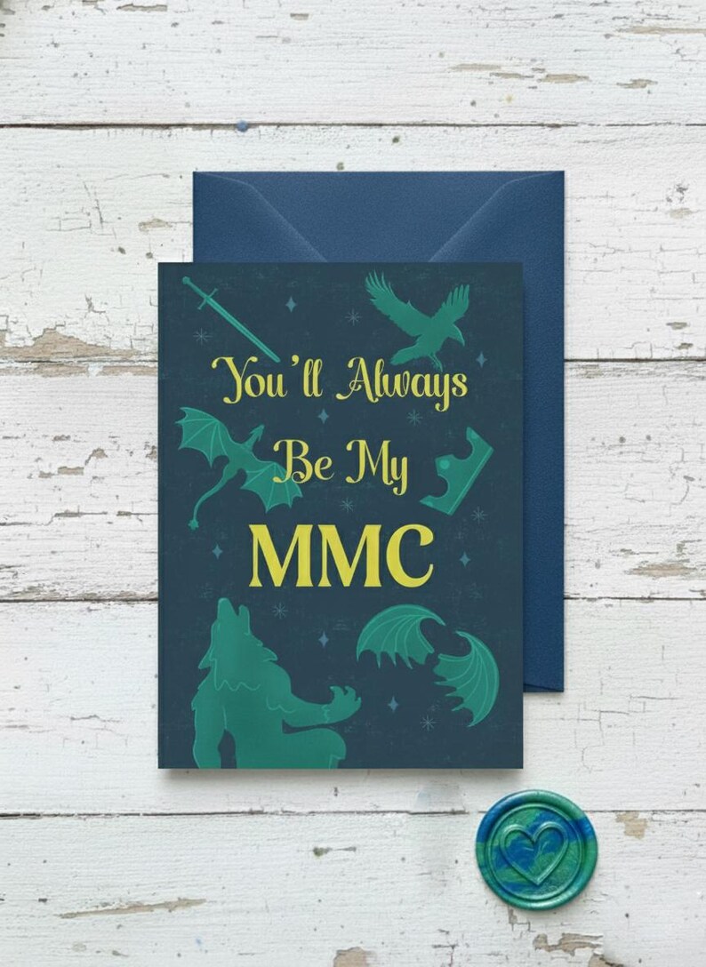 Bookish Anniversary Card for Him – You’ll Always Be My MMC | Book Lover ...