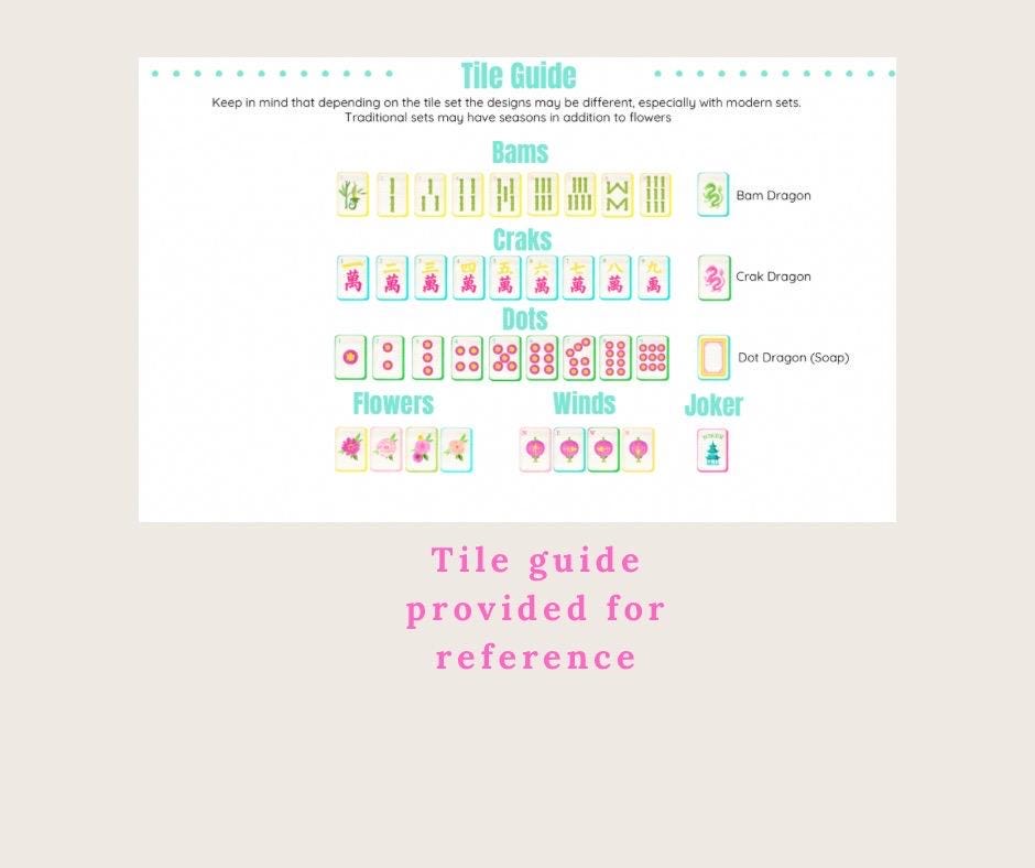 Printable Mahjong 2025 Cheat Sheet, 2025 Mahjong Hands, Beginner ...