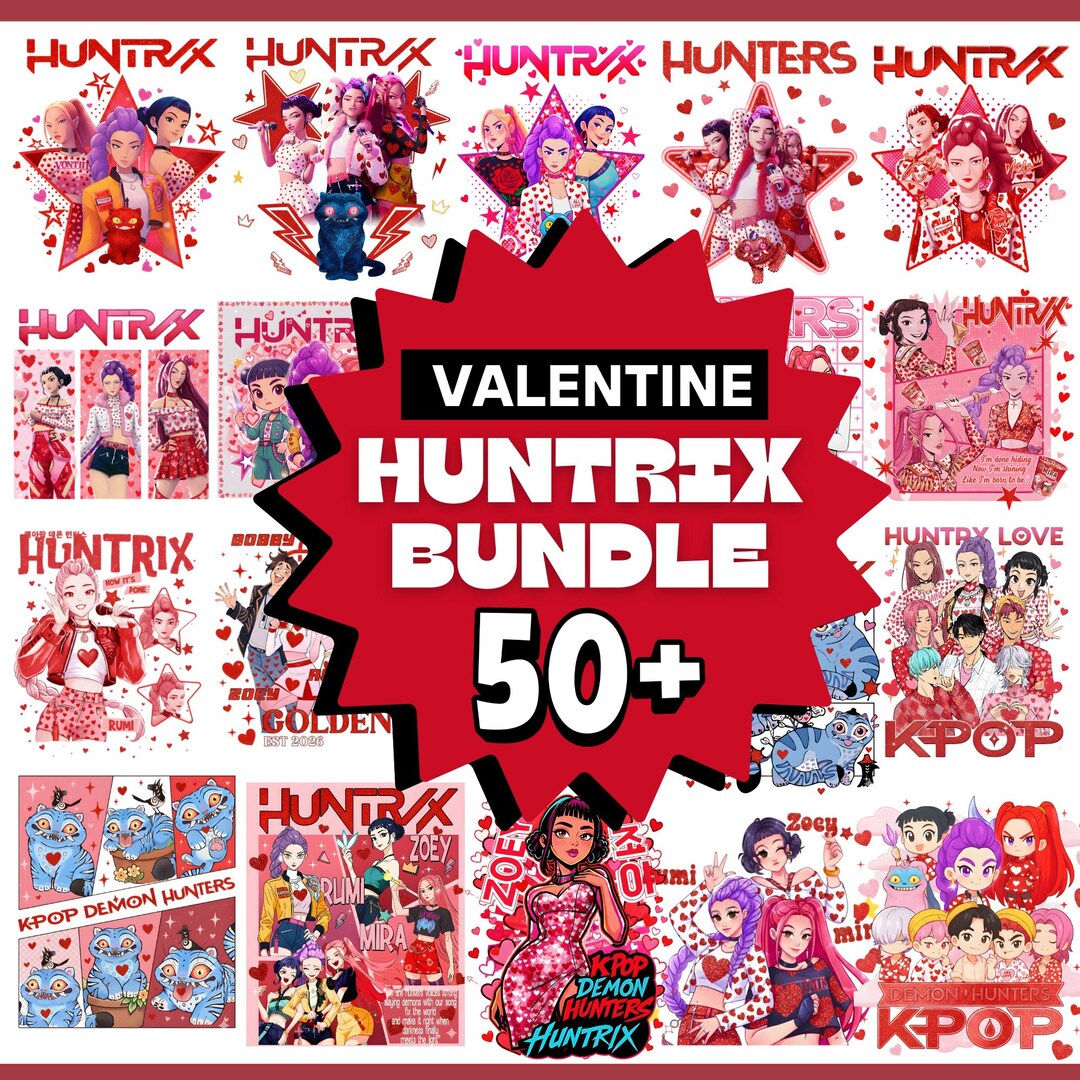 50+ Valentine Kpop Demon Hunter Png Bundle, Sa-ja Boy Png, Huntrix Png ...