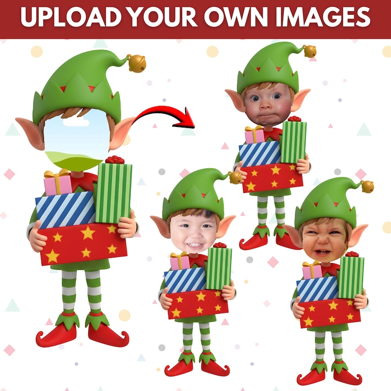 11 Christmas Elf Photo Frames | Elf Photo Templates | Canva Elf Design ...