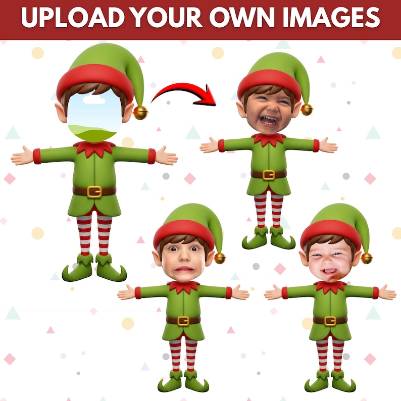 11 Christmas Elf Photo Frames | Elf Photo Templates | Canva Elf Design ...