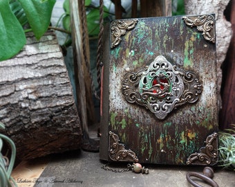 The Sword Mixed Media Medieval Book Blank Journal - Etsy