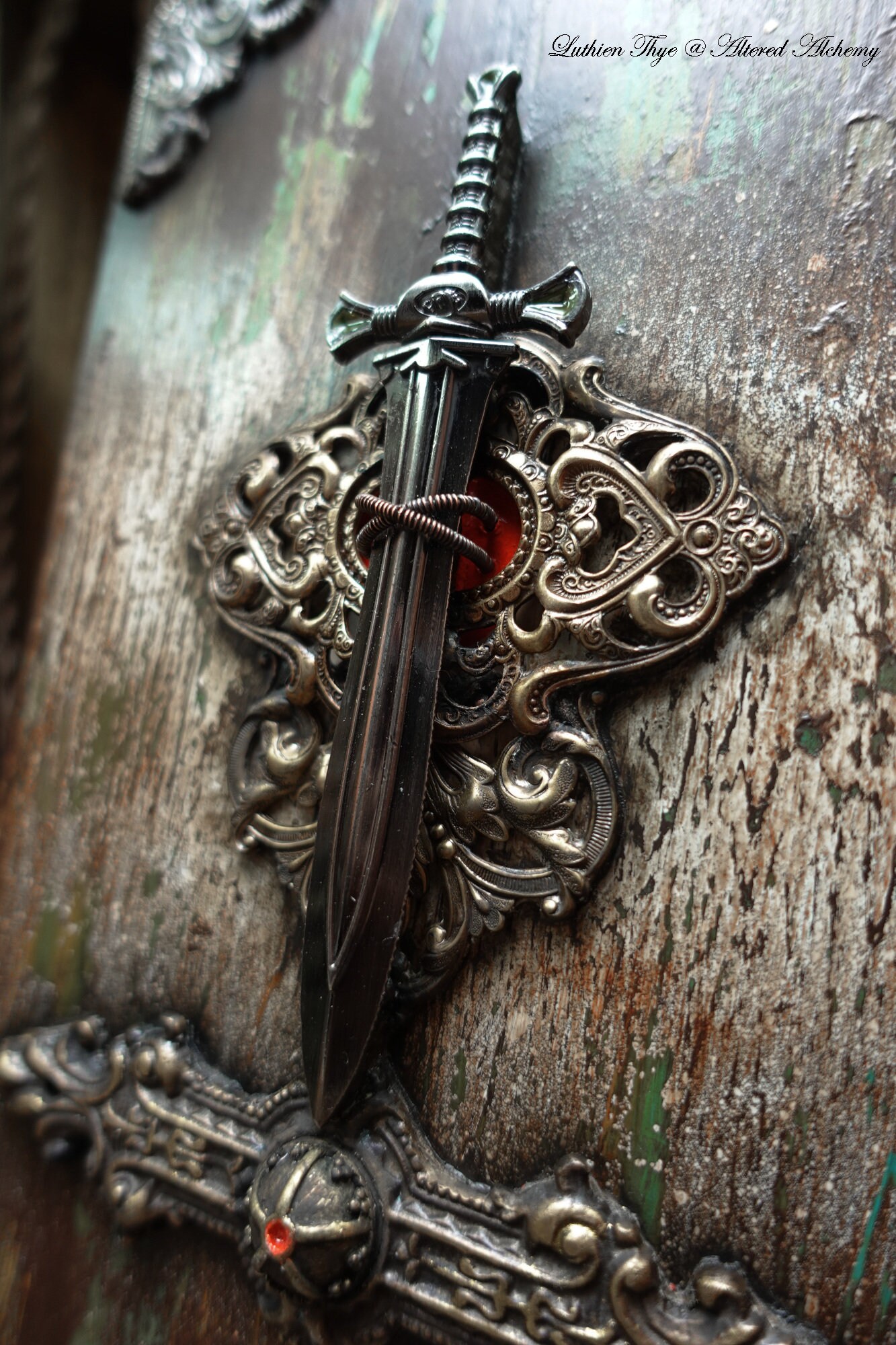 The Sword Mixed Media Medieval Book Blank Journal - Etsy