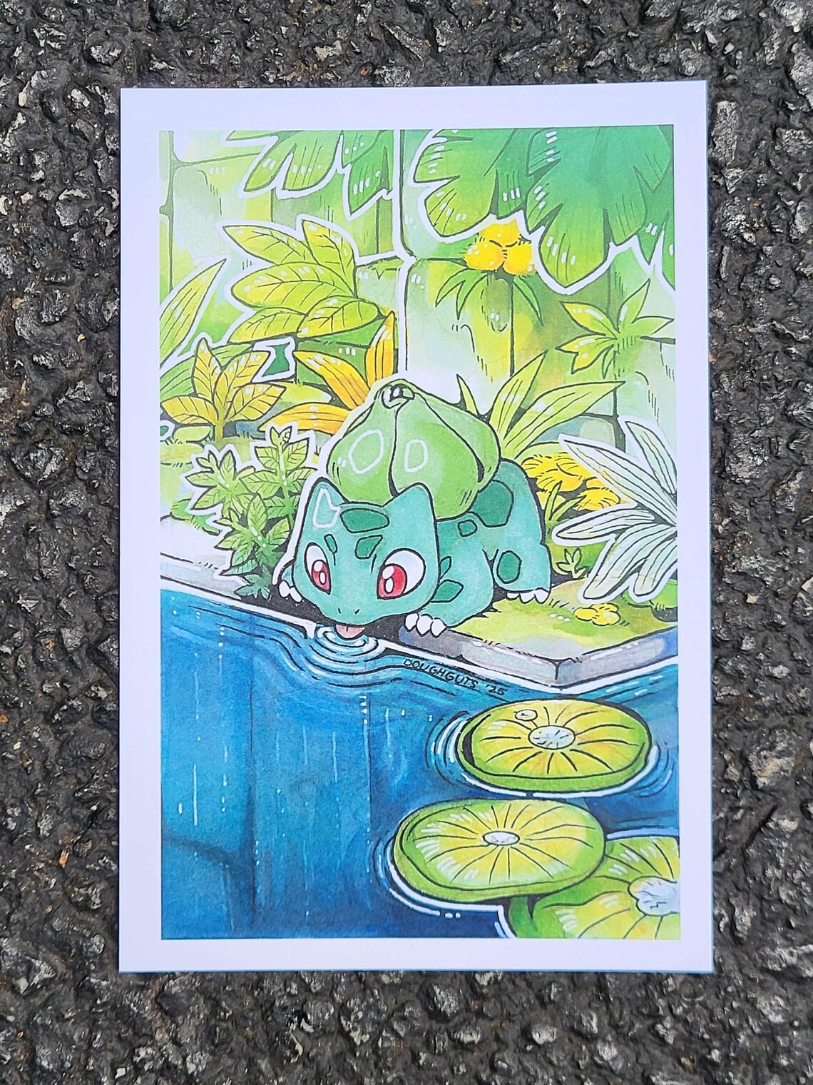 Original Bulbasaur (pokemon) Art Print - Etsy