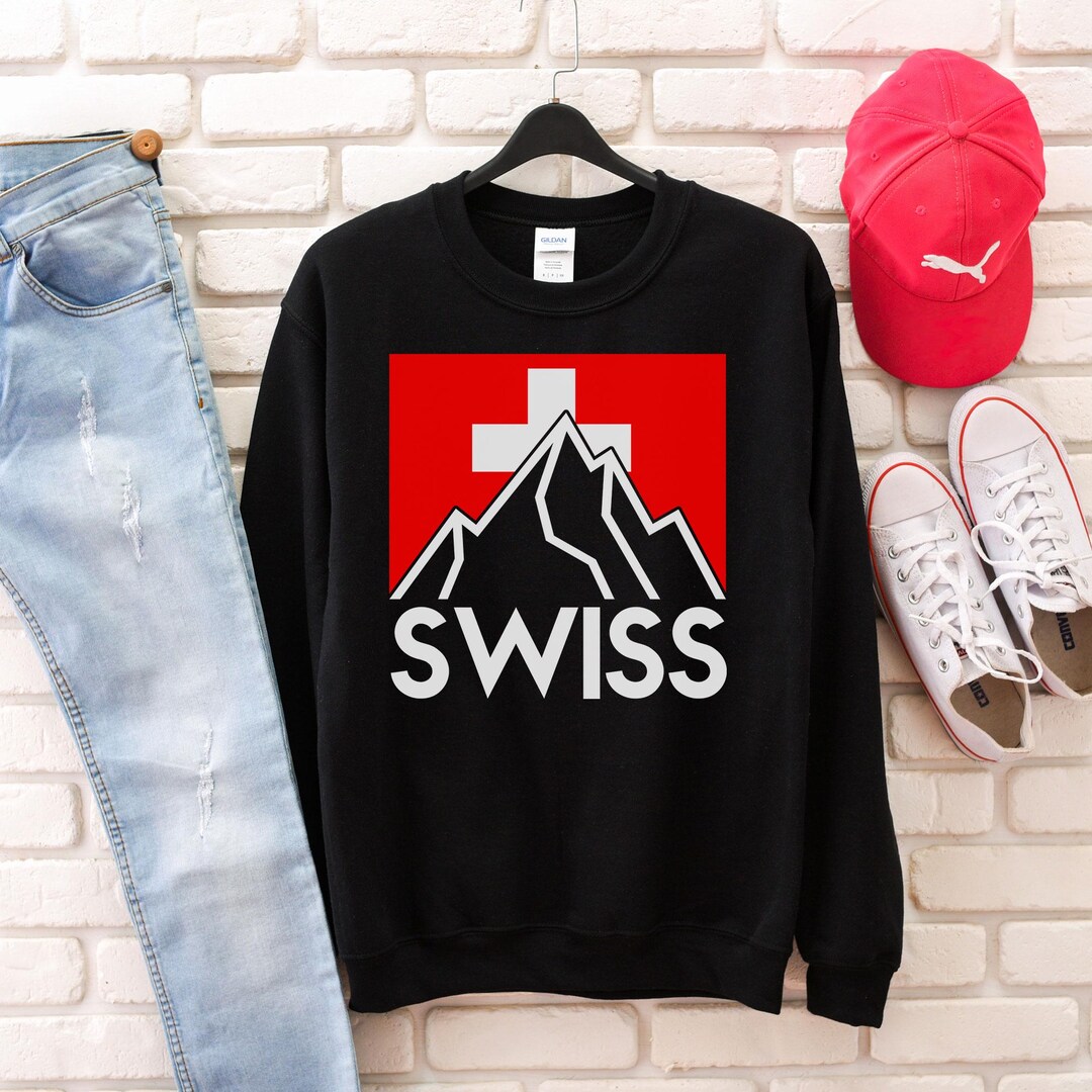 Swiss Sweatshirt, Switzerland Shirt, Switzerland T-shirt, Switzerland ...
