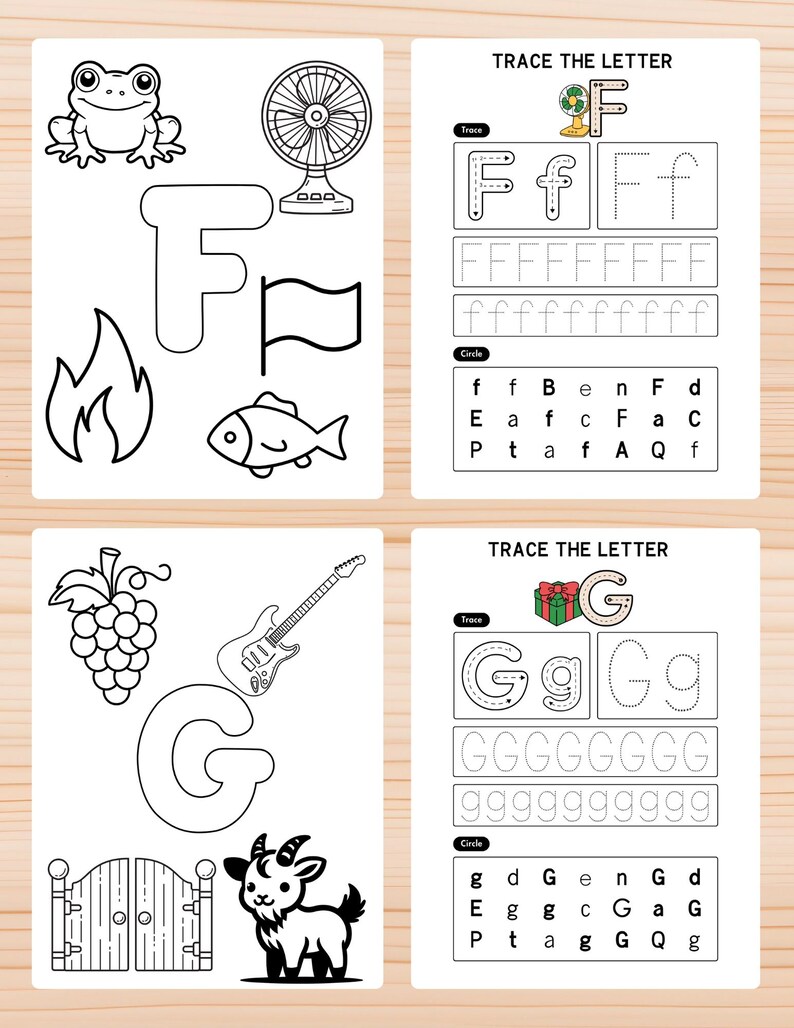 Alphabet Tracing Worksheets: ABC Learning Activities for Toddlers ...