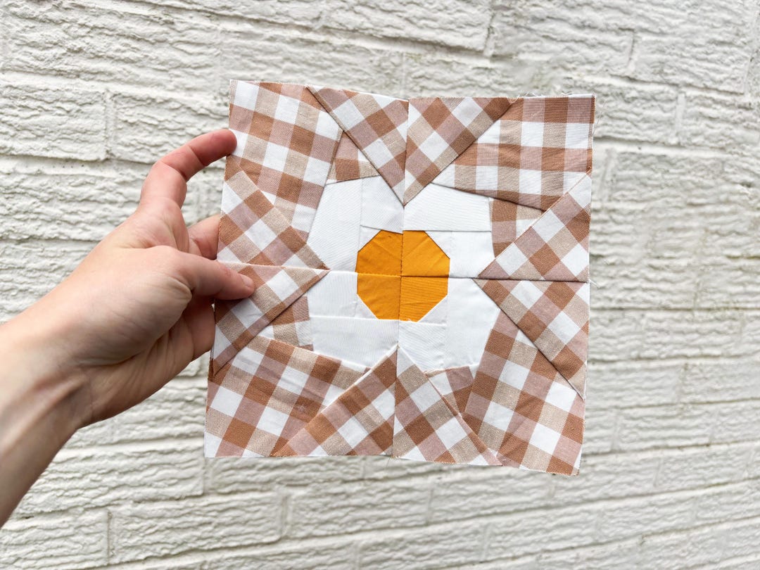 Flower Petals Quilt Block - Daisy - Foundation Paper Piecing Template ...