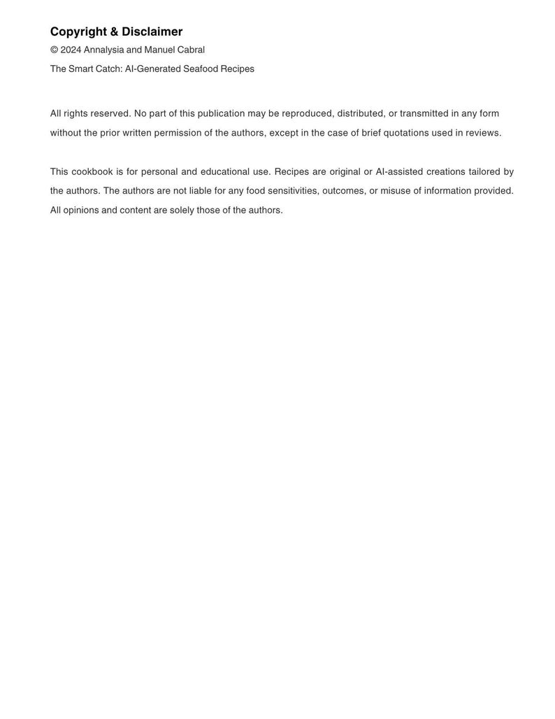 The Eater’s Algorithm: Ai-generated Seafood Recipes | Bold Flavors ...