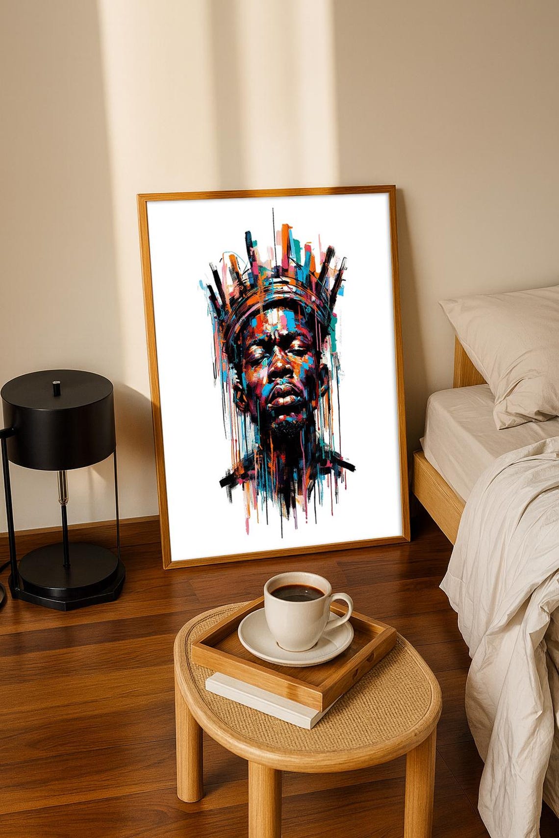Black Art Print, Black Man Portrait Art, Black Boy Art, African ...