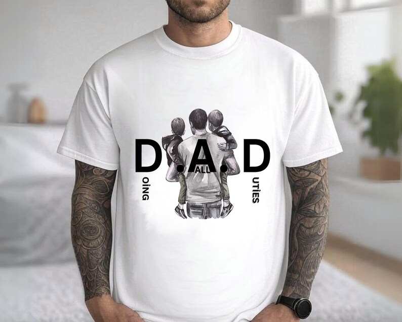 Father's Day Dad Shirt Printable – DAD Doing All Duties Design ...