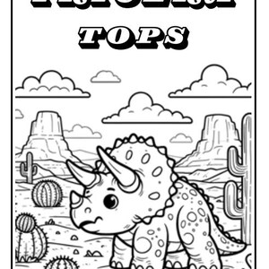 Dinosaur Coloring Book: Detailed T-rex, Stegosaurus Illustrations - Etsy