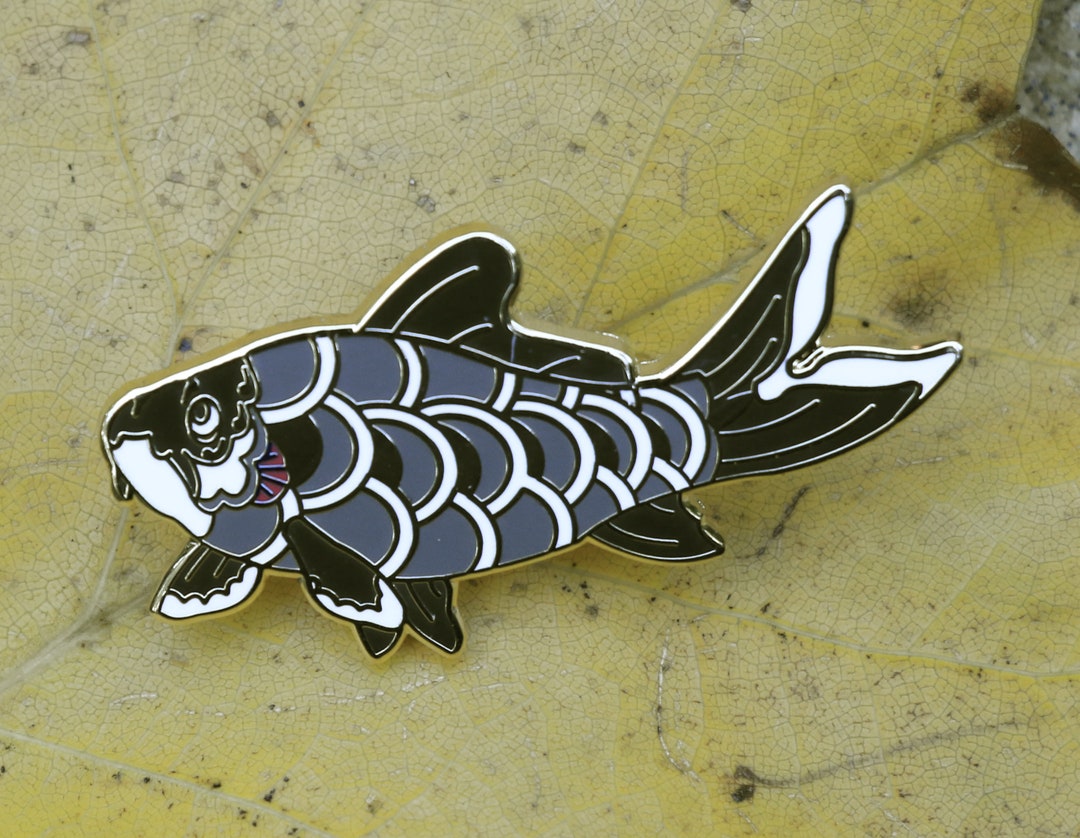 Koinobori Enamel Pin Cute Koi Fish Lapel Pin - Etsy