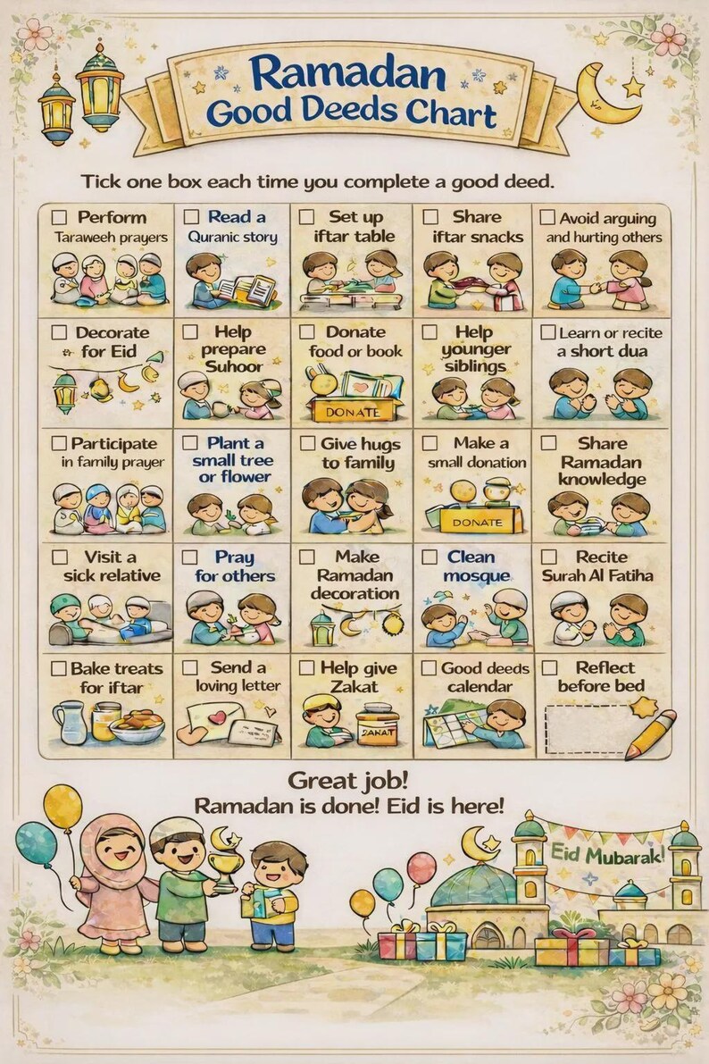 My Ramadan Book 2026 | Kids' Faith-based Activity Book - Etsy