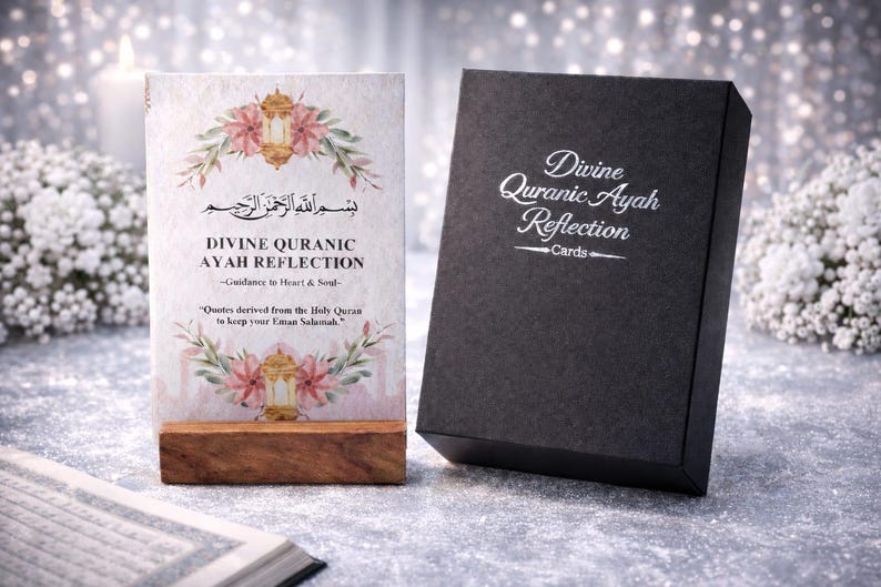 Quran Reflection Cards - Ayah Cards With English Translation, Islamic ...